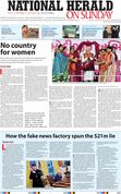 E-Paper National Herald, National Herald on Sunday - NewspaperMain Edition
